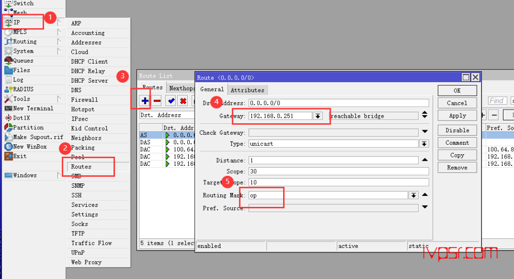 主路由ROS+openwrt简单的IP分流方案 - VPS部落